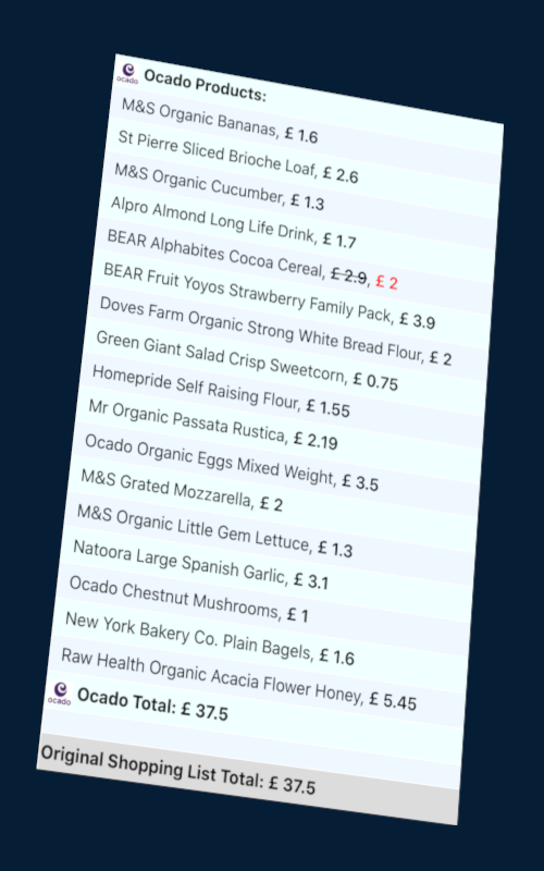 Shopsplit Cuts your Grocery Bill - based on your Shopping List